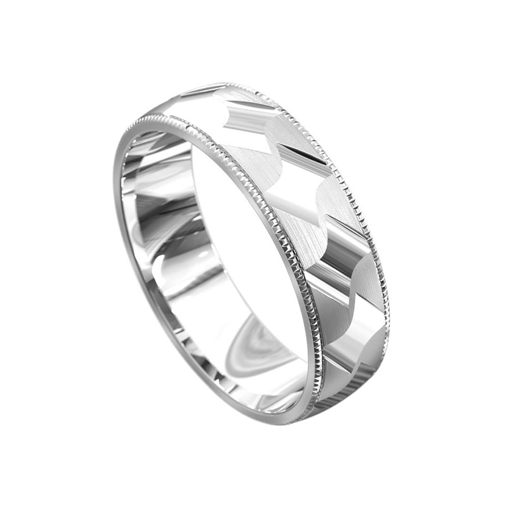 4mm 18k Solid Gold Mens Ring | Temple & Grace USA