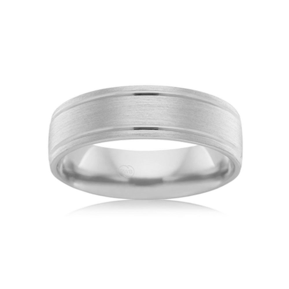 4mm Double Grooved Wedding Ring | Temple & Grace USA