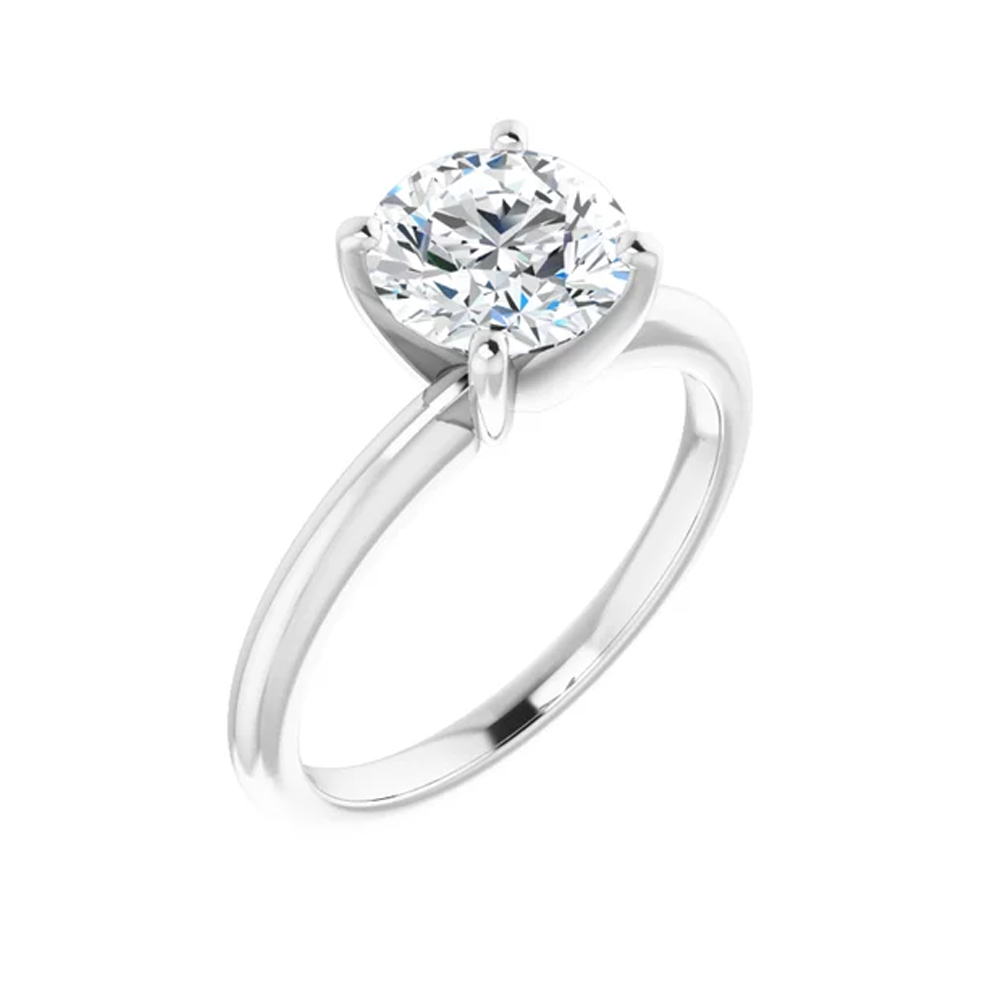 2 carat solitaire engagement ring | Temple & Grace USA